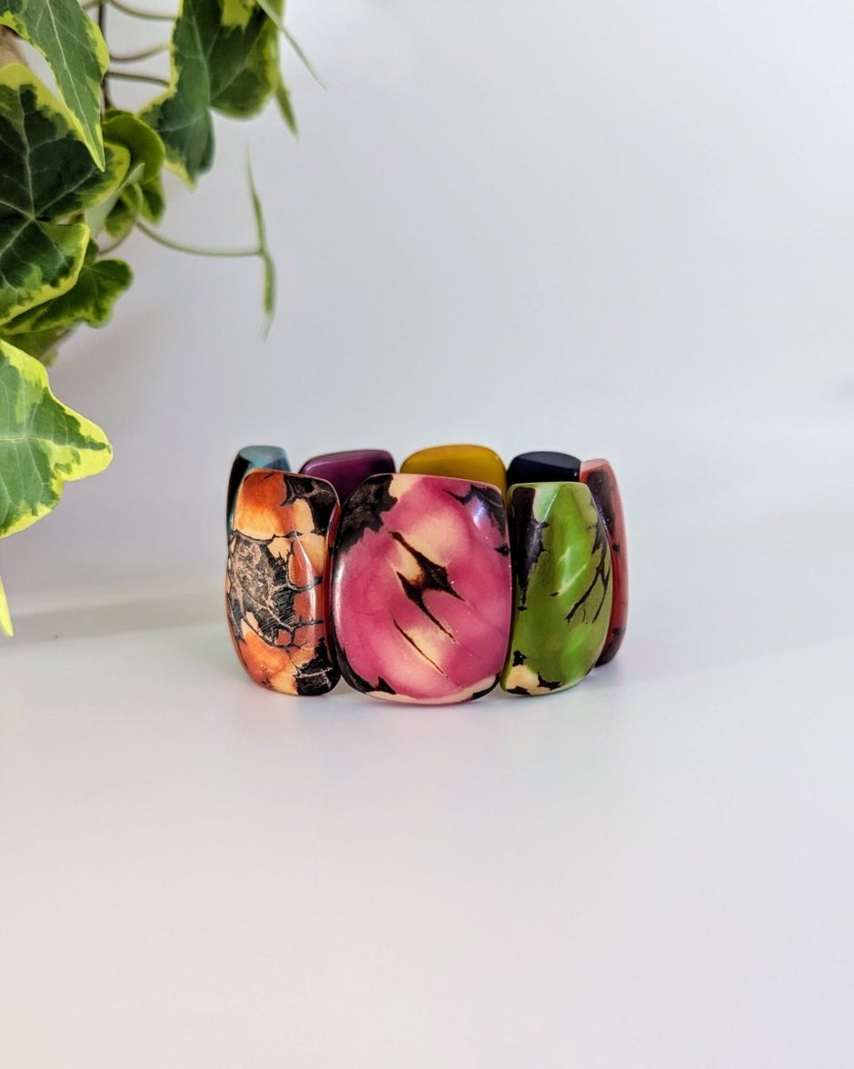 Tagua Nut Handmade Bracelets - The Happy Elephant – The Happy Elephant ...