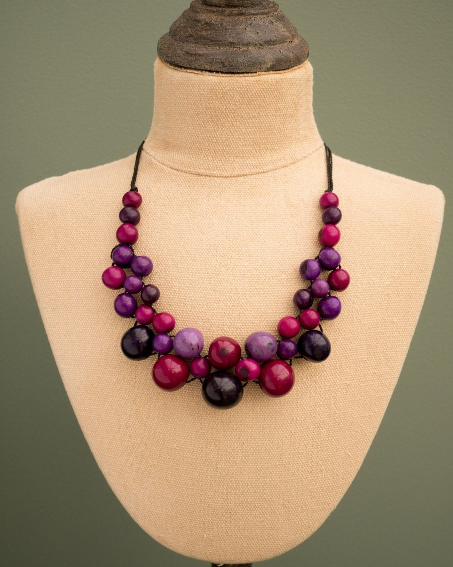 Acai and Pambil Seed Bonita Necklace - The Happy Elephant