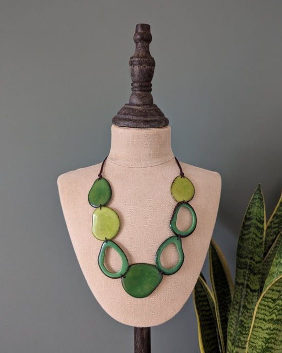 Handcrafted Tagua Nut Necklace – The Happy Elephant - Tagua Jewellery