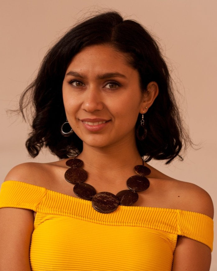 Natasha Coconut Necklace - The Happy Elephant