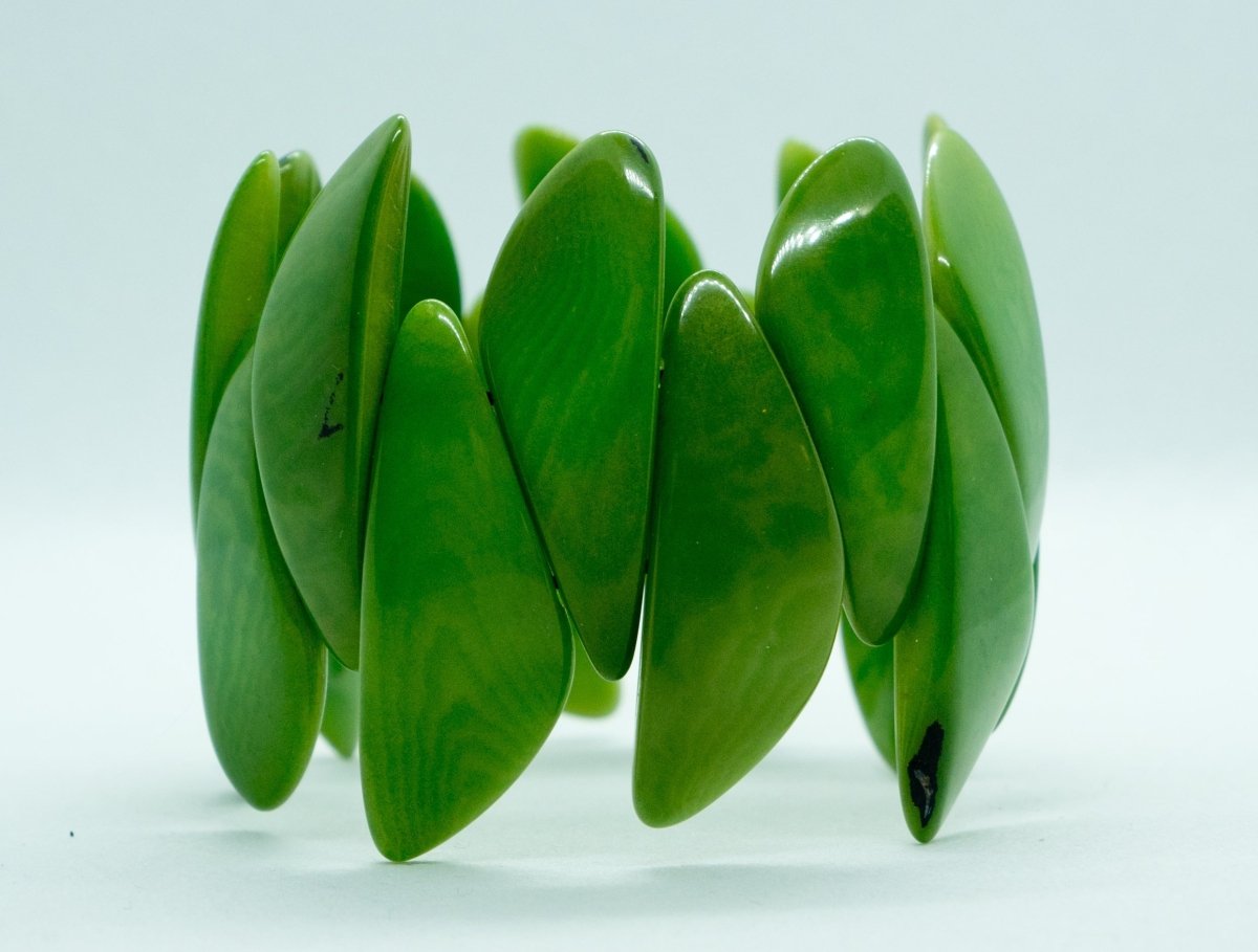 Tagua Nut Teaka Bracelet - The Happy Elephant